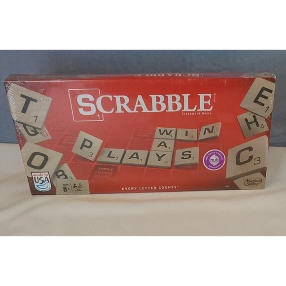 Hasbro | Games | Hasbro Scrabble Game Sealed New With Champion Tile ...